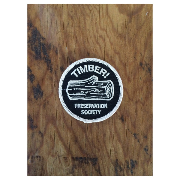 LOG-O iron-on PATCH – TIMBERPS