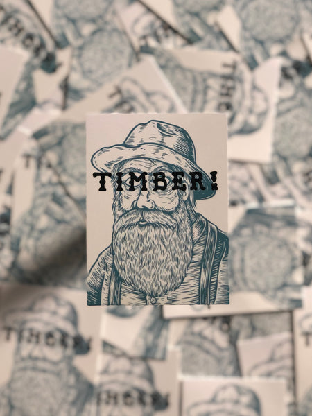 OLD MAN vinyl sticker – TIMBERPS